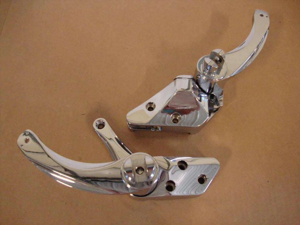 Big Dog Motorcycles CHROME Billet Foot Control set all 2005-07 RIDGEBA ...