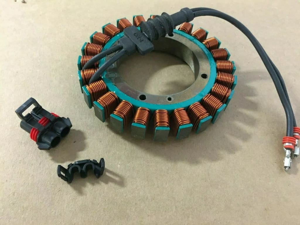 Big Dog Motorcycles OEM stator w/ clips 2009-10 WOLF Models 35amp X-We ...