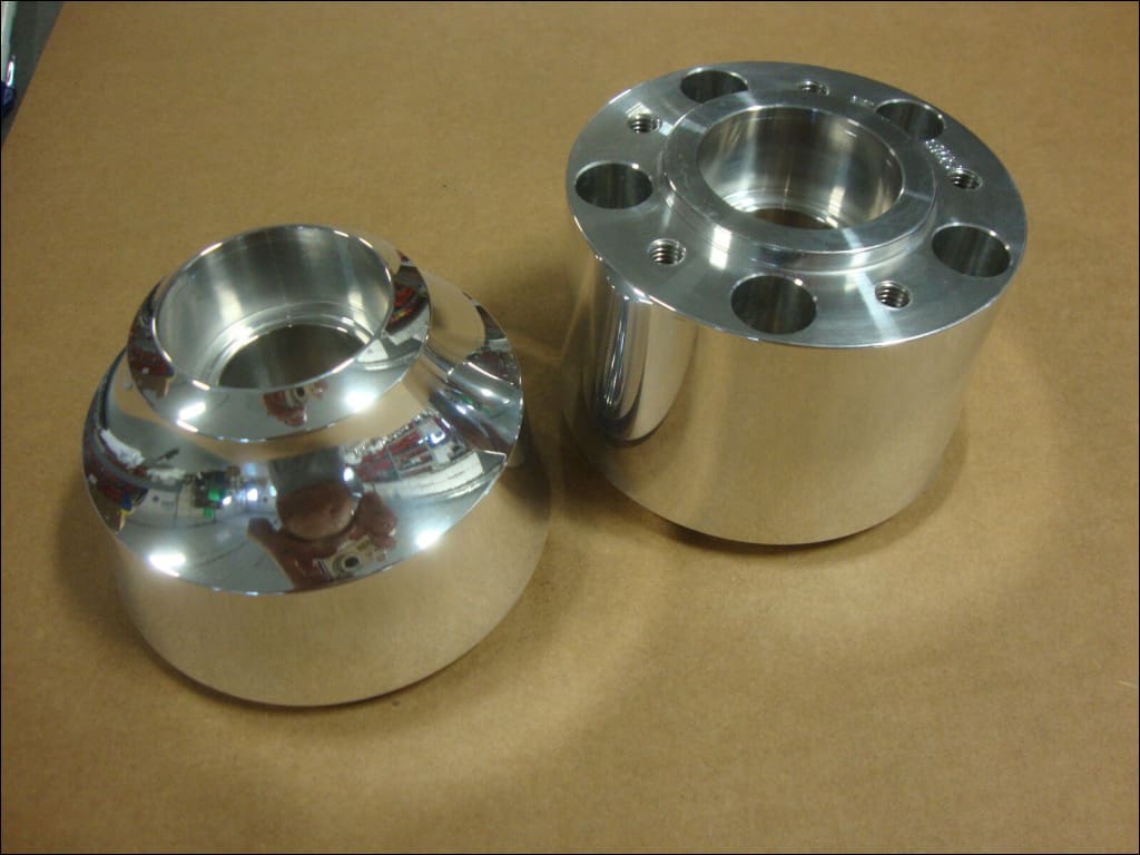 BIG DOG MOTORCYCLES 2005-PRESENT POLISHED FRONT WHEEL HUB SET 5018 1B ...