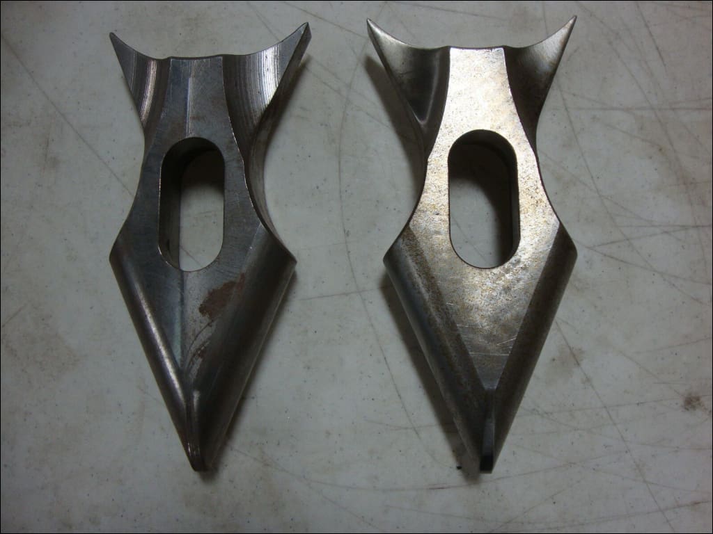 BIG DOG MOTORCYCLES RIGID POINTED REAR AXLE BLOCK 1" AXLE BDM CUSTOM B ...